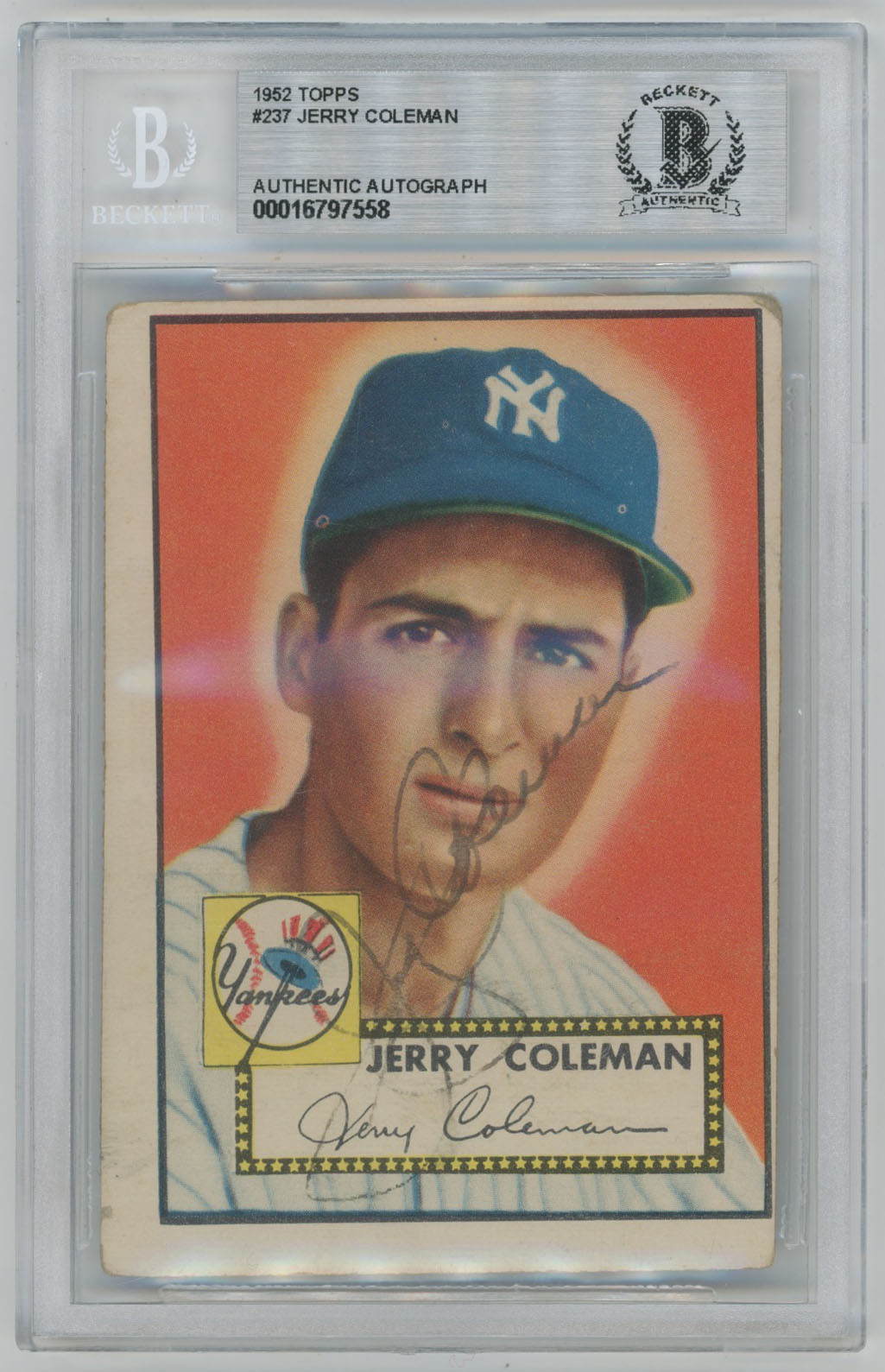 Clean Sweep Auctions - Search - Autographed Baseball Cards