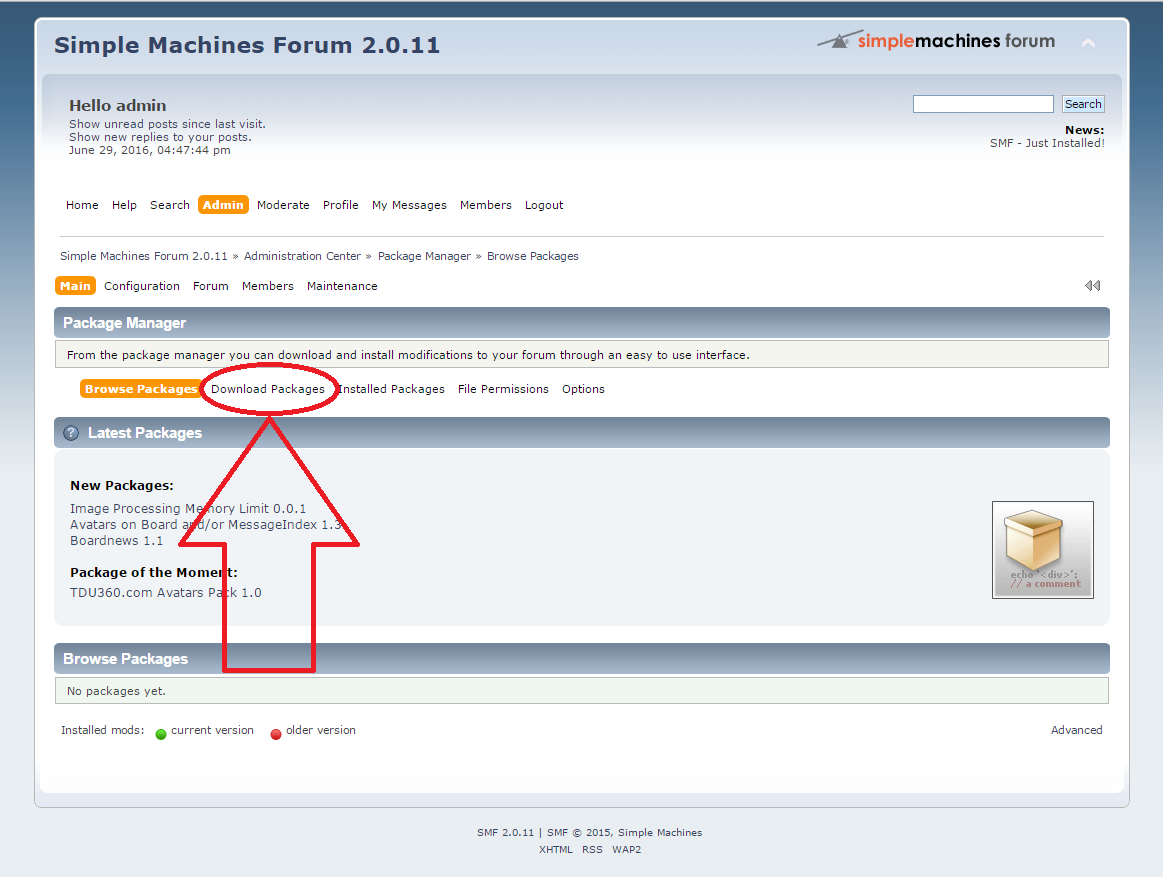 How to install the CleanTalk Anti-Spam module in Simple Machines Forum (SMF)