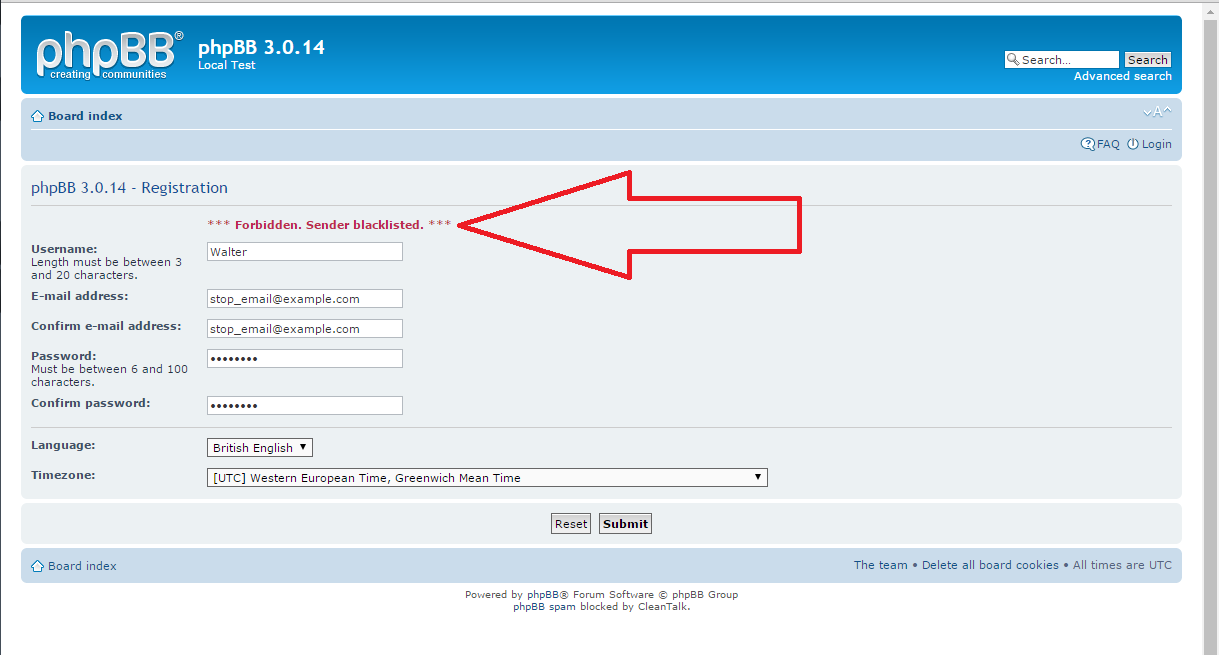 Installing the CleanTalk Anti-Spam Mod on phpBB 3.0