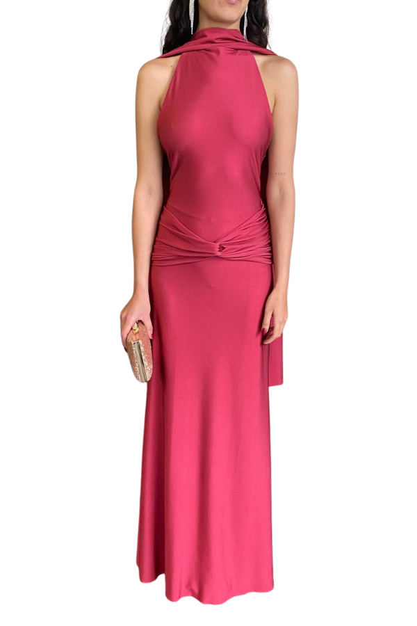 Alquila este vestido largo de fiesta rojo perfecto para matrimonios de ...