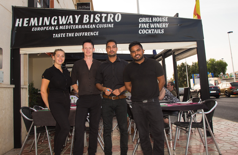 Hemingway Bistro, Av Escandinavia | Gran Alacant Advertiser