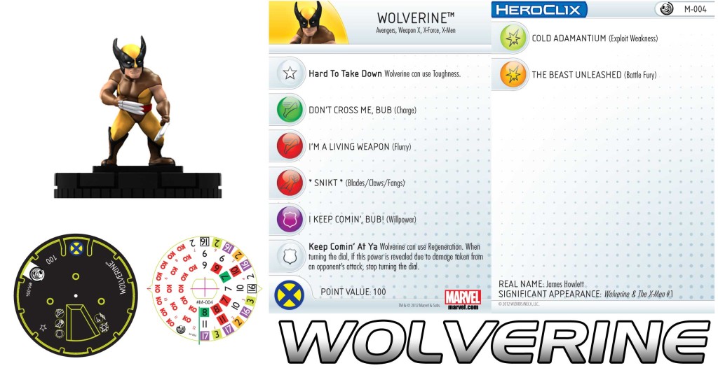 Top 5 de Wolverine Heroclix