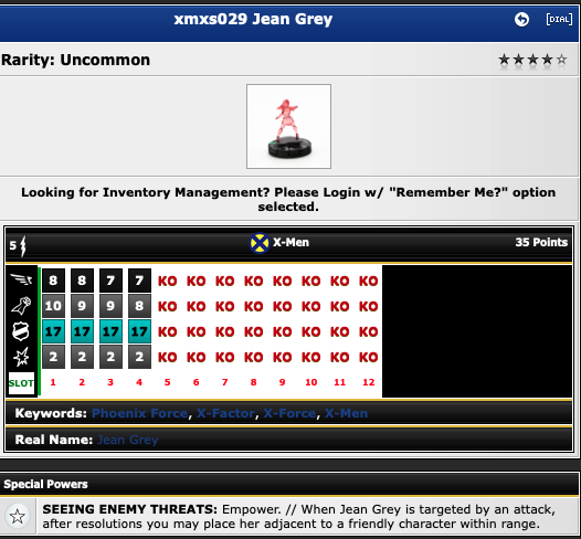 Pauper X-Men X of Sword