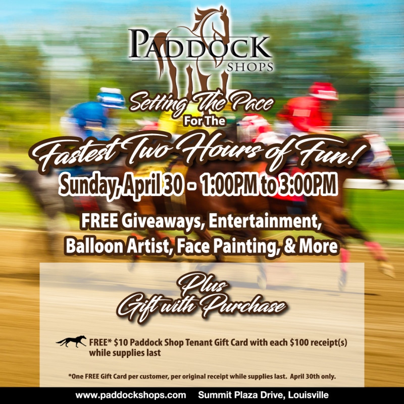 What's happening - Paddock Shops