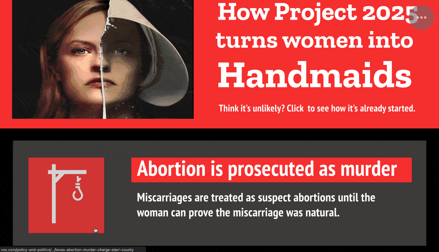 Project 2025 - Handmaid's Tale handbook • Kumu