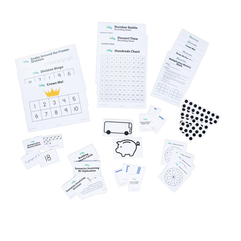 Ready Set Math Mult/Div: Counting-based Strategies Activity Board Set ...