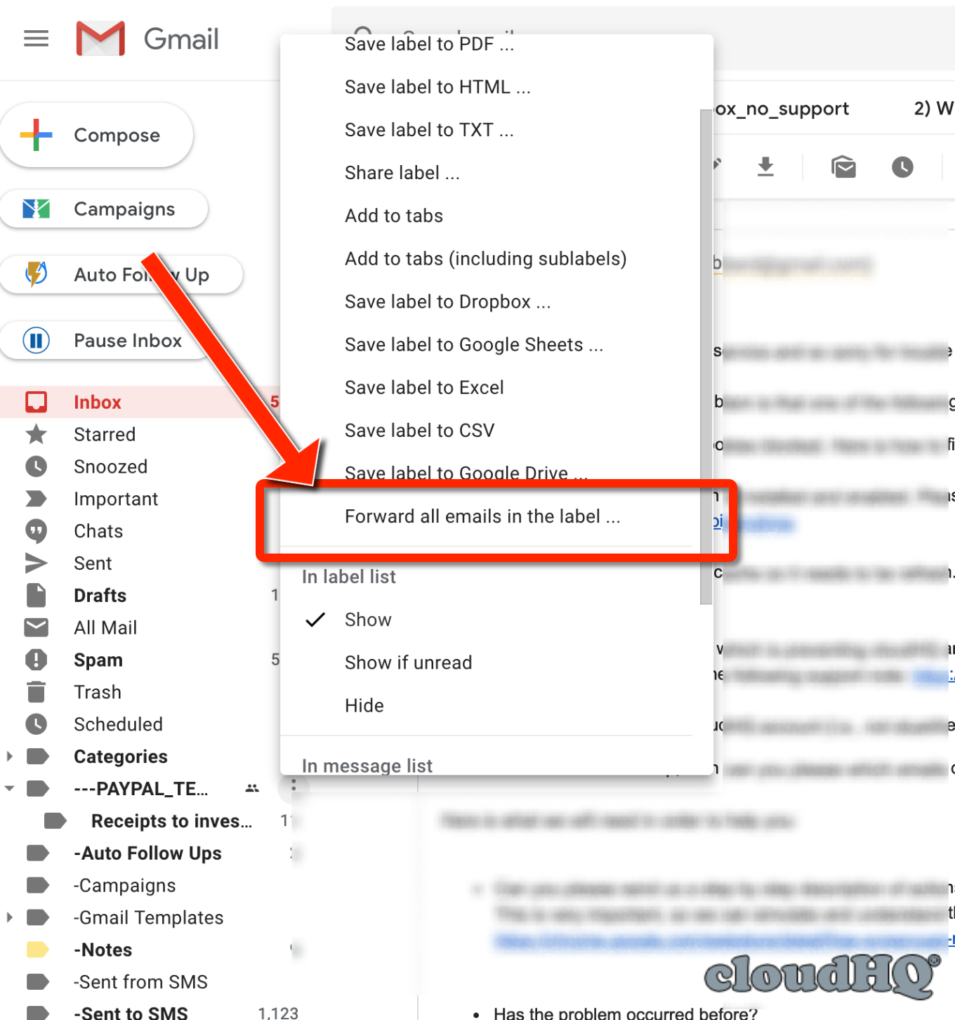 Gmail Forward Email