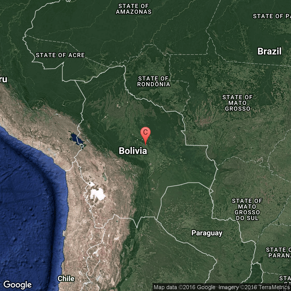 Sucre Bolivia Capital Map