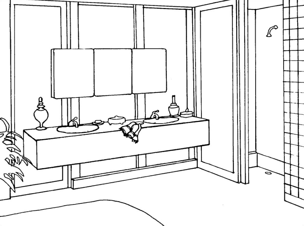 Finding Eye Line for a Room Interior