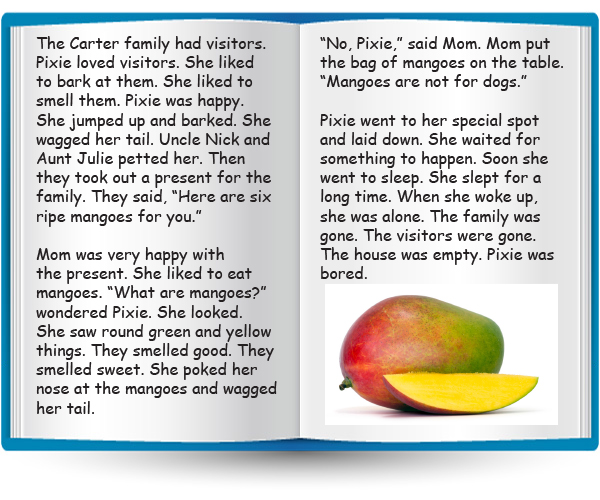 Reading: Mangoes for Pixie