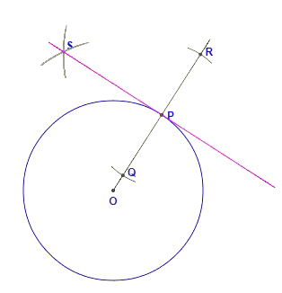 Constructing a Tangent to a Circle