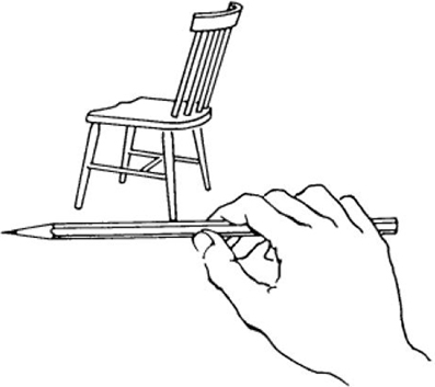 Freehand Drawing a Chair in Perspective