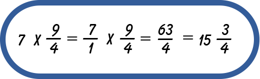Multiplying by Improper Fractions