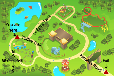 Amusement Park Map