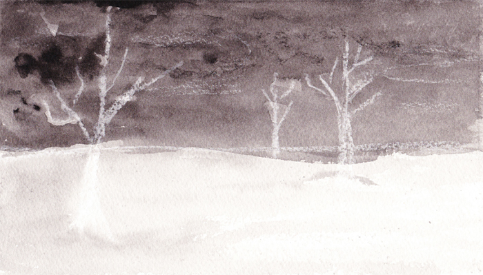 Making a Ink Wash Landscape