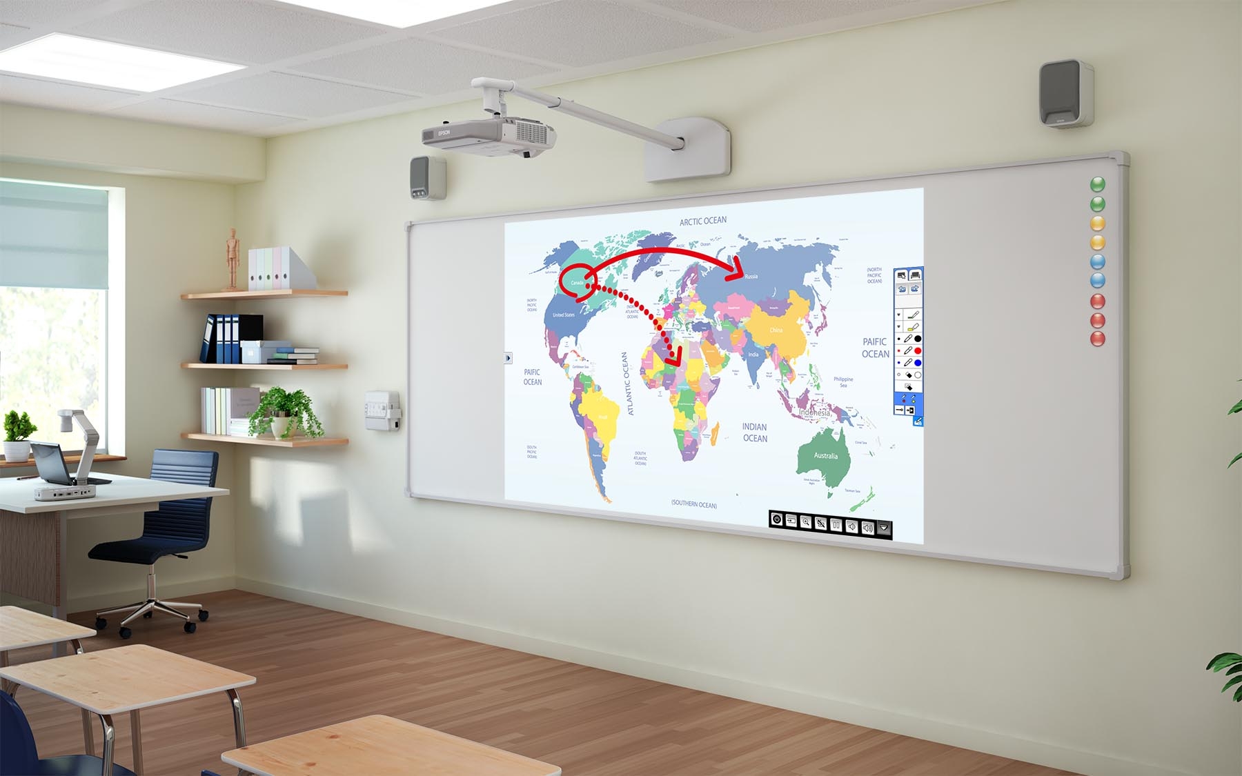 Photo | BrightLink 536Wi Lifestyle 4 | Epson US