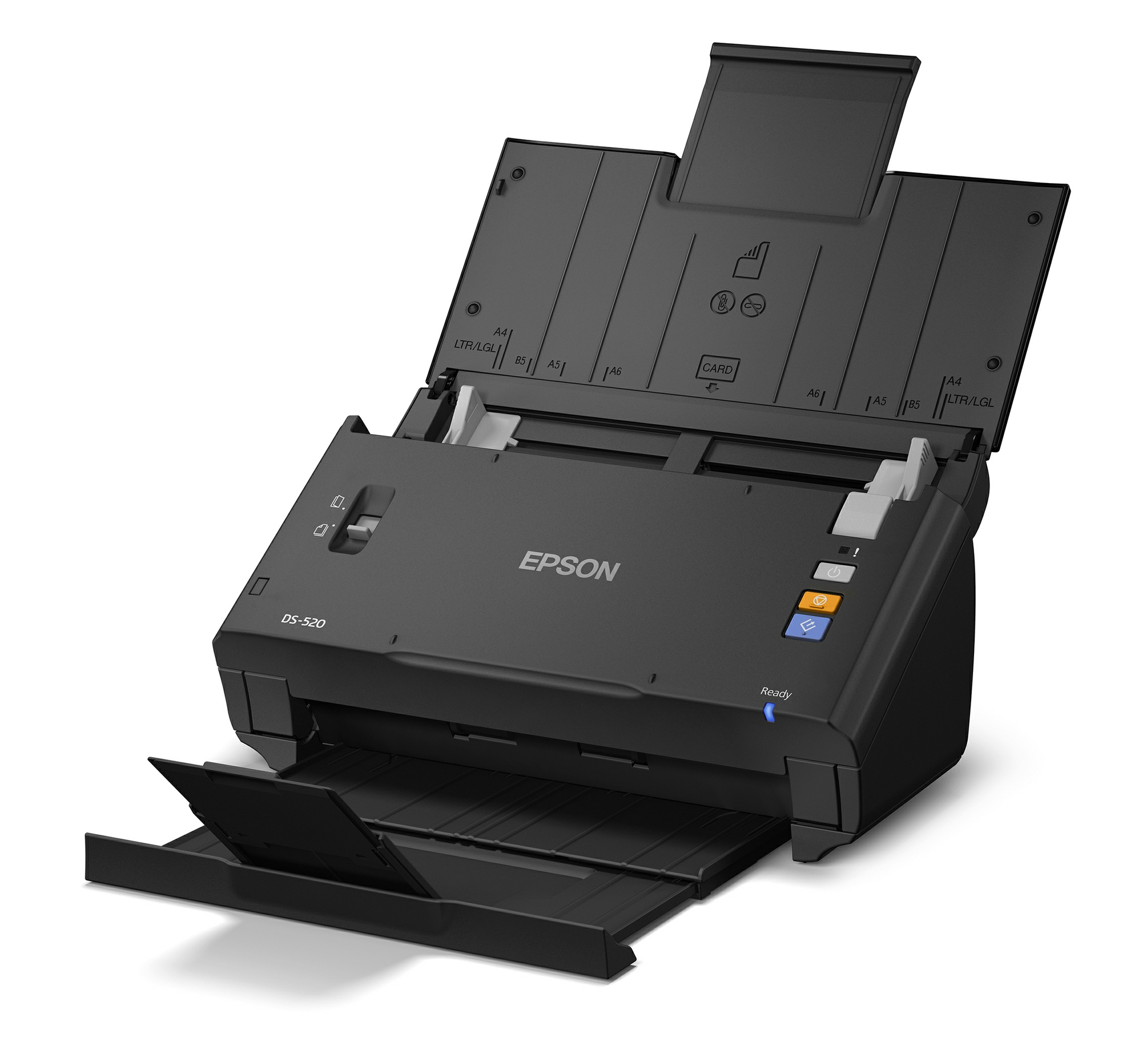 Photo | WorkForce DS-520 Open Right | Epson US