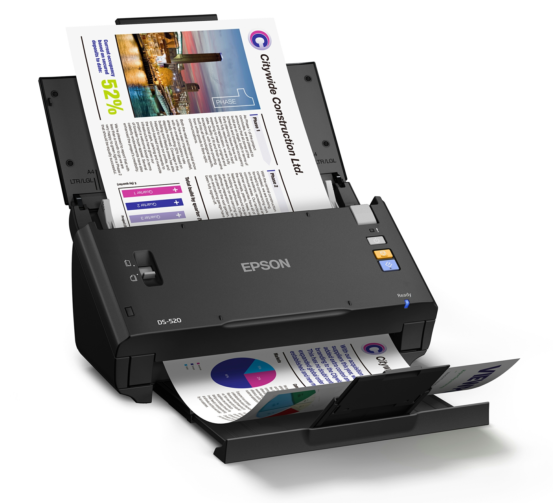 Photo | WorkForce DS-520 w/ Media | Epson US