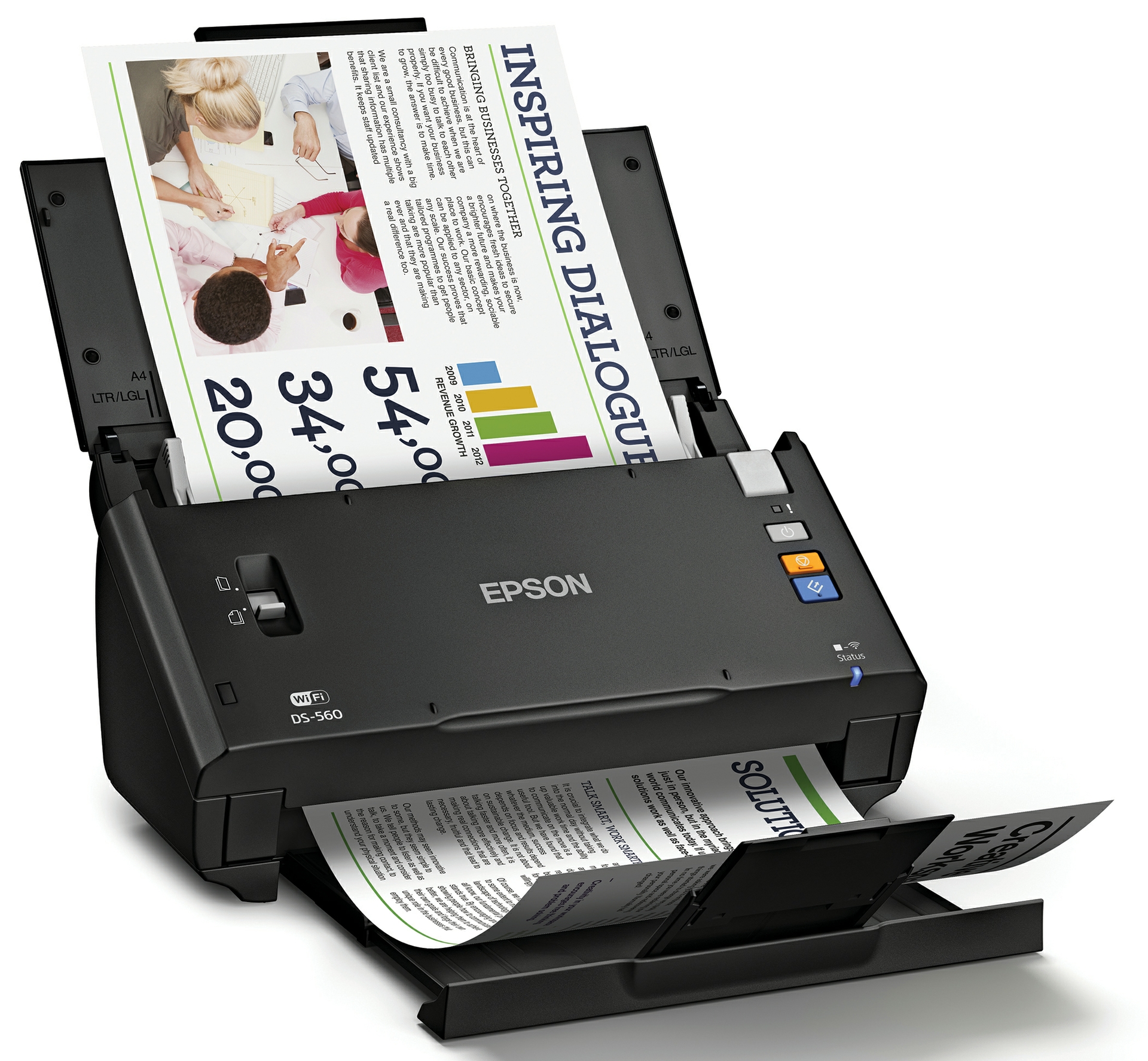 Photo | WF_DS-560_Right Angle_Closed | Epson US