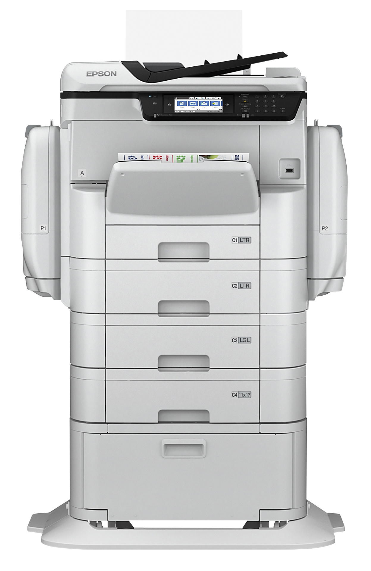 Photo | WorkForce Pro WF-C869R A3 with optional paper trays | Epson US