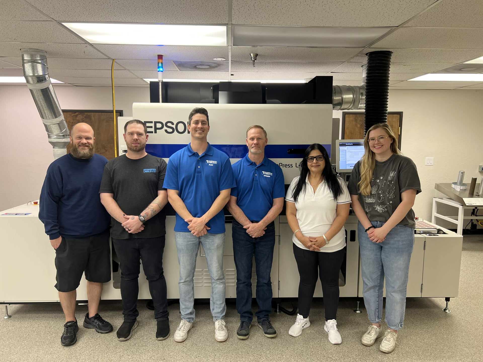 Diversified Labels in Arizona Installs Epson SurePress L-6534VW Digital ...