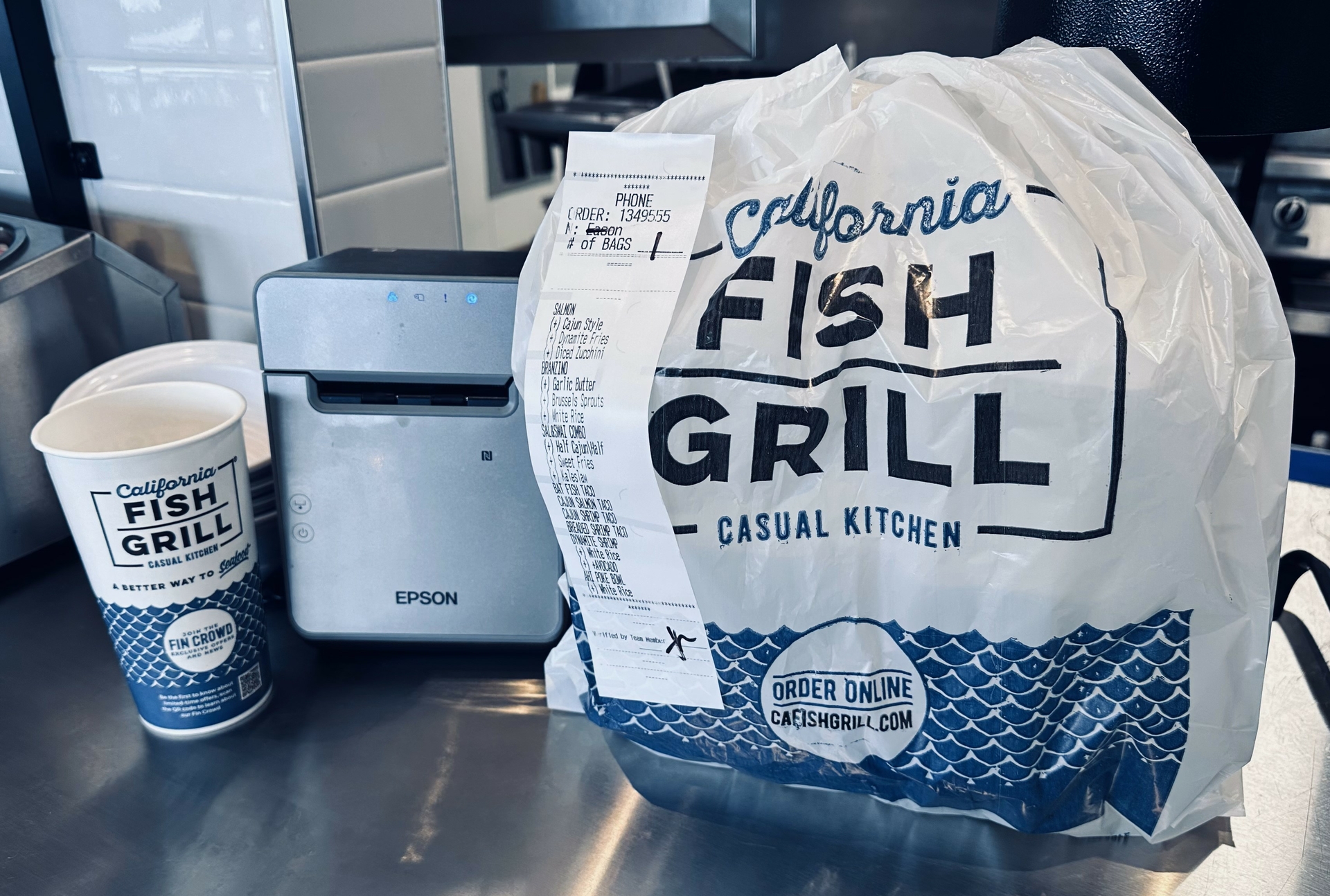Fast-Casual California Fish Grill Leverages Epson OmniLink TM-L100 for ...