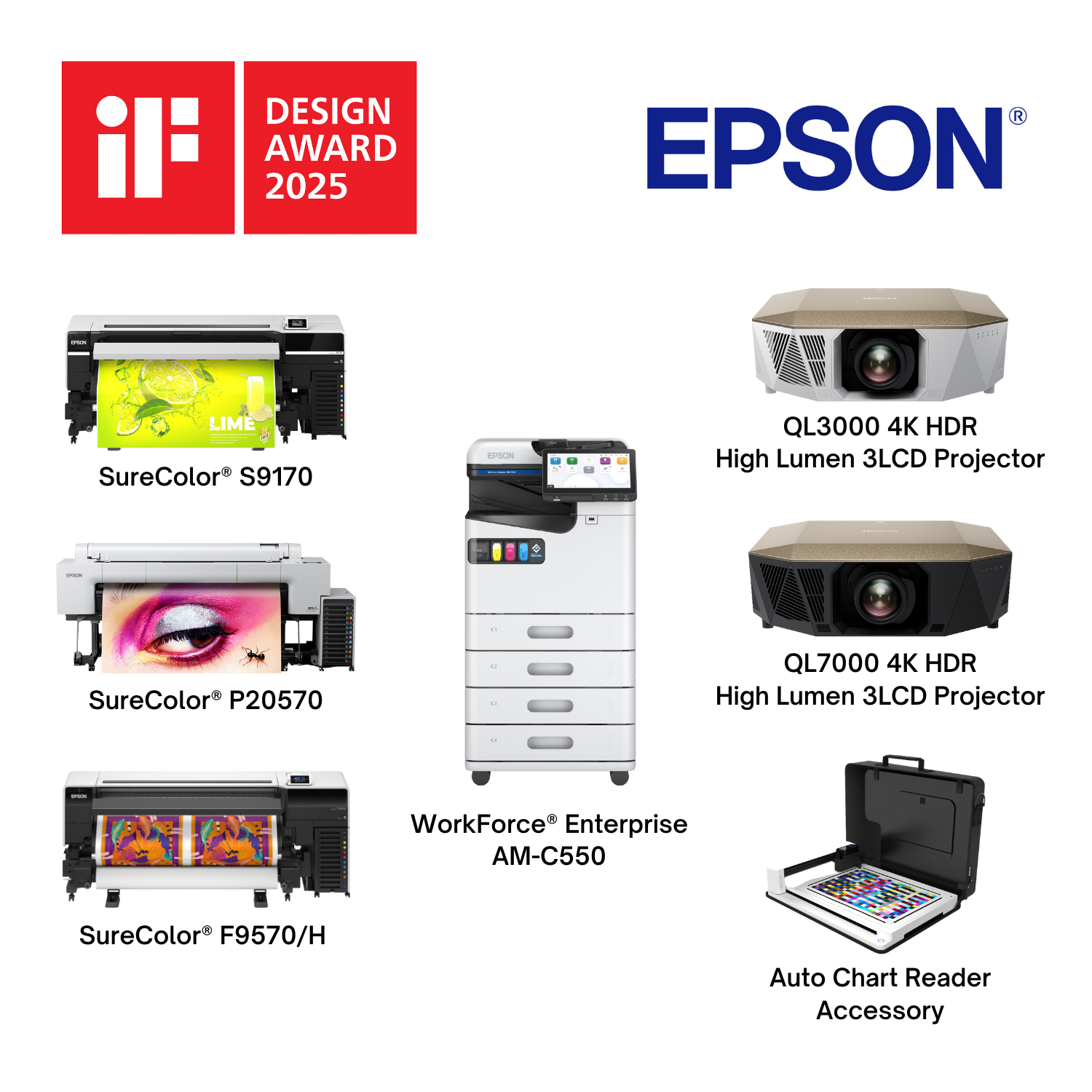 Epson Wins Five 2025 iF Design Awards | Epson US