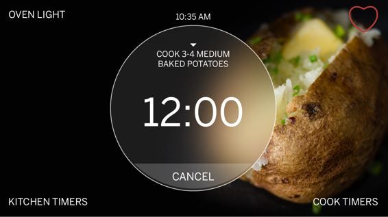 A Smarter Oven: LCD Screen Display Unlocks Wall Oven Potential | GE ...