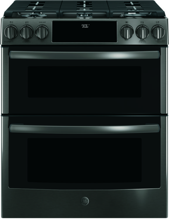 Black Stainless GE Profile Slide-In Range | GE Appliances