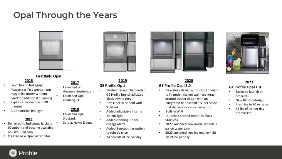 Opal Evolution Fact Sheet | GE Appliances