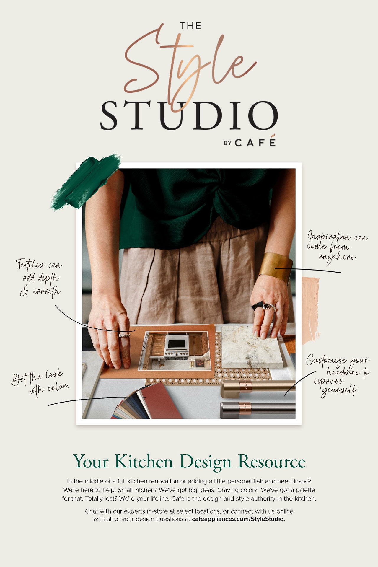 CAFÉ Appliances Introduces The Style Studio, Your Kitchen Design ...