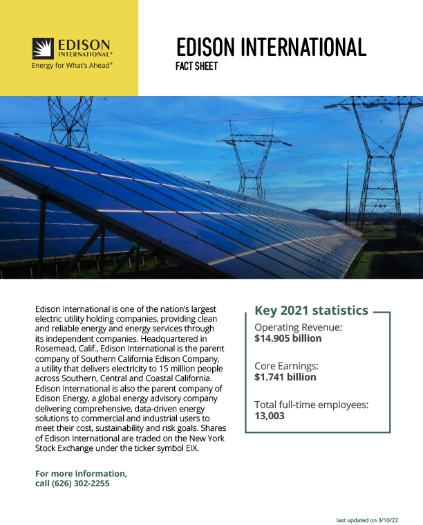 Newsroom | Edison International | Newsroom