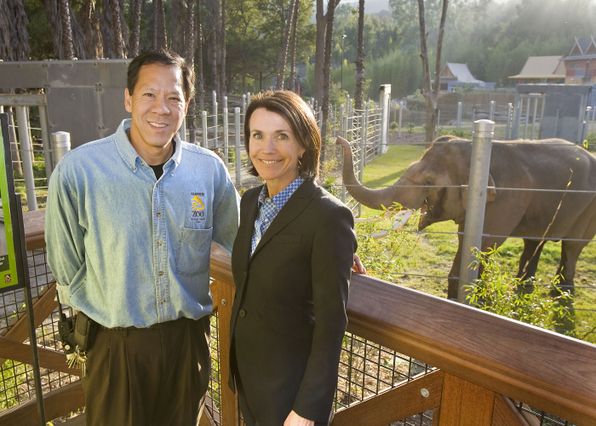 Photo | Zoobiquity confernce (Natterson, Eng, elephant) | UCLA