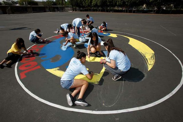 Photo | Utah Street School mural | UCLA
