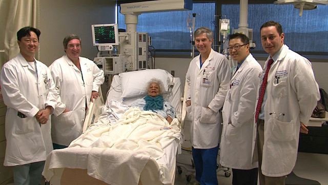 Photo | Valentine and UCLA cardiac team | UCLA