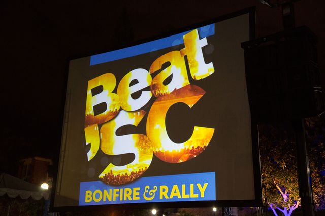 Bruin fans light up the night in anticipation of upcoming battle with ...
