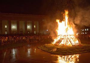 Bruin fans light up the night in anticipation of upcoming battle with ...