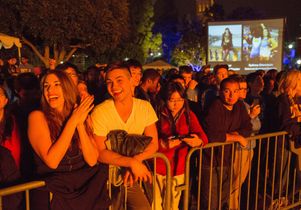 Bruin fans light up the night in anticipation of upcoming battle with ...