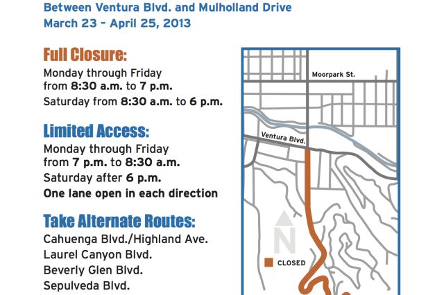 Monthlong Coldwater Canyon closures could clog commute | UCLA