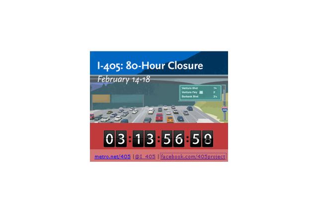 Heads up: Closure of northbound I-405 over Presidents' Day weekend | UCLA