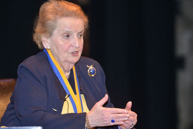 Madeleine Albright speaks on policy and service, receives UCLA Medal | UCLA