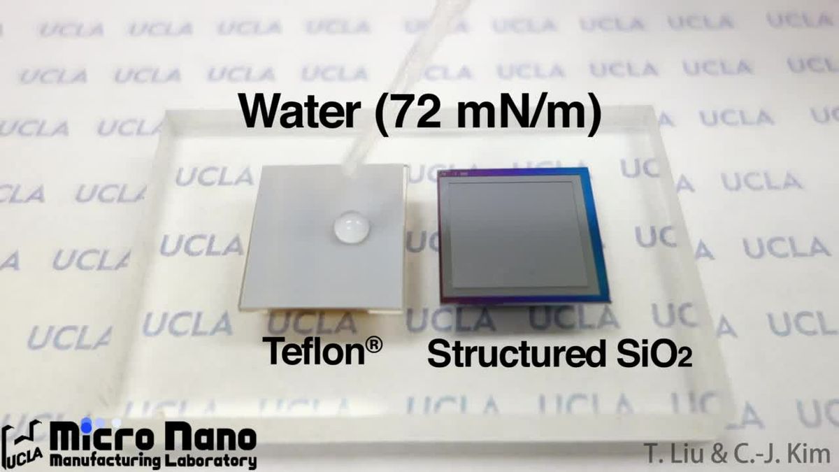 UCLA engineers create ‘superomniphobic’ texture capable of repelling ...
