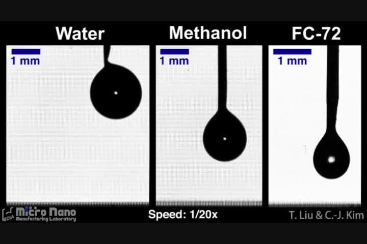 UCLA engineers create ‘superomniphobic’ texture capable of repelling ...