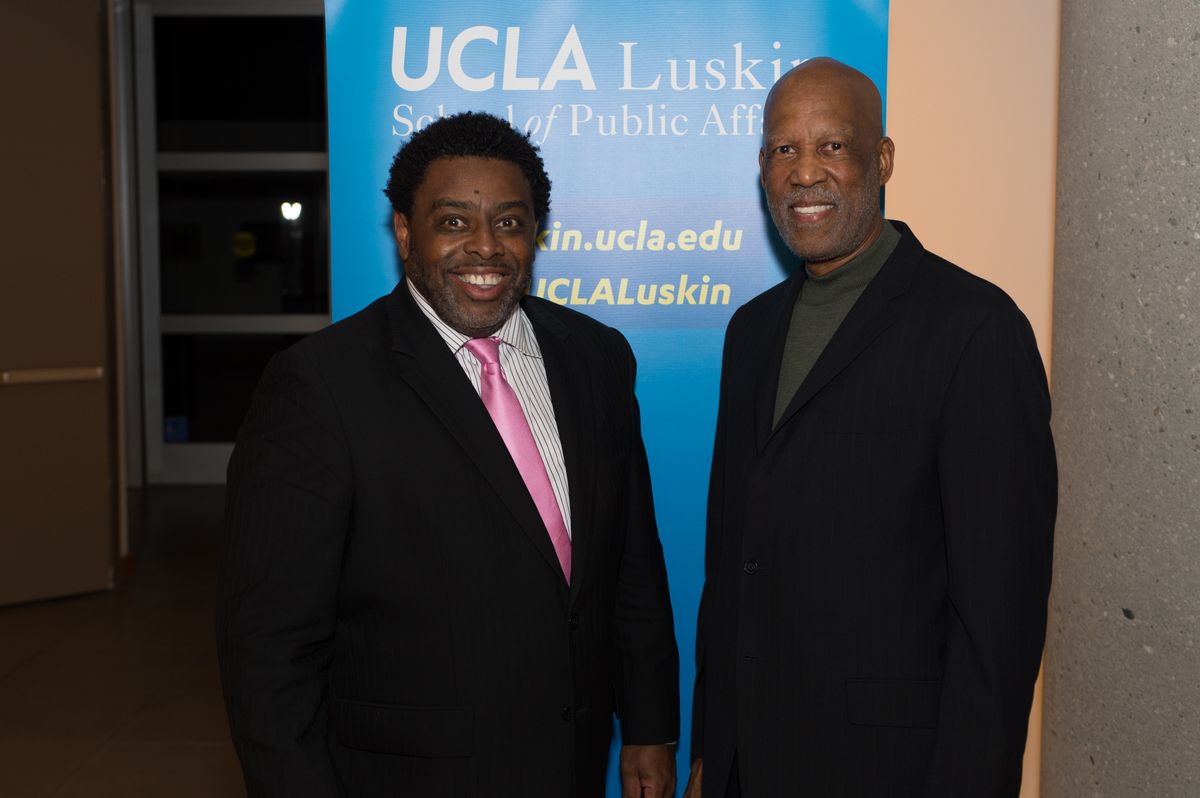 Photo | UCLA Luskin Dean Franklin D. Gilliam, Jr. and Terrence Roberts ...