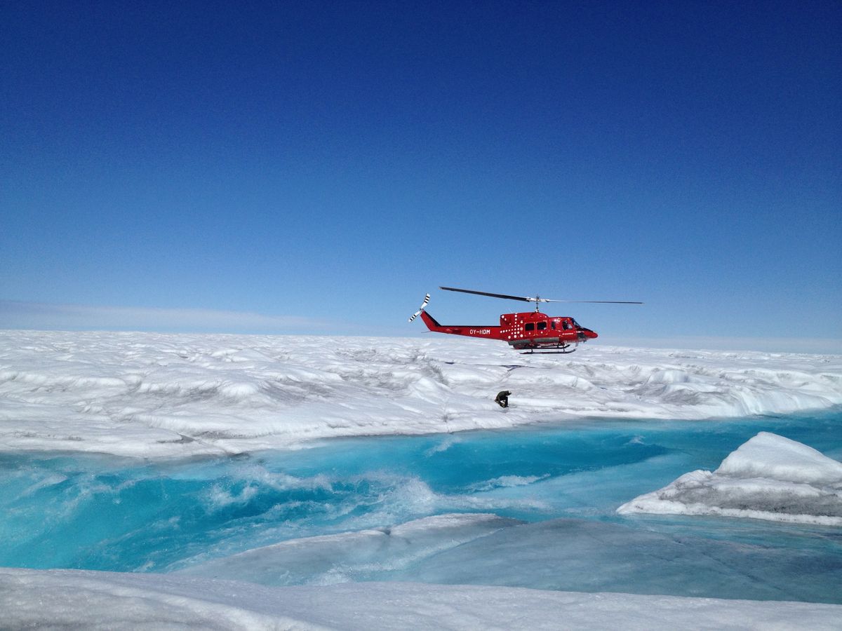 Photo | Copter over Greenland | UCLA