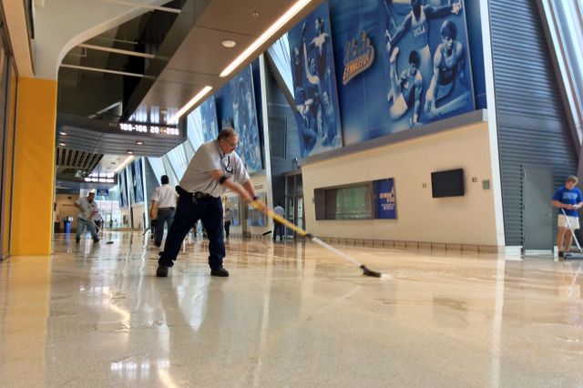 UCLA campus dries out, begins assessing damage from water main break | UCLA