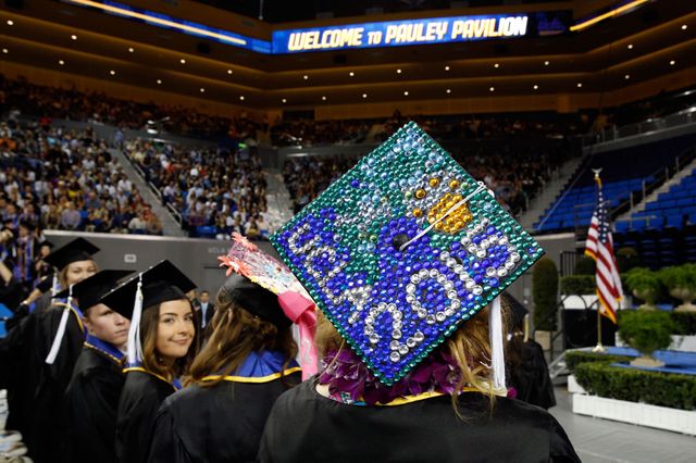 UCLA commencement style: Mortarboard glitter and GoPros | UCLA