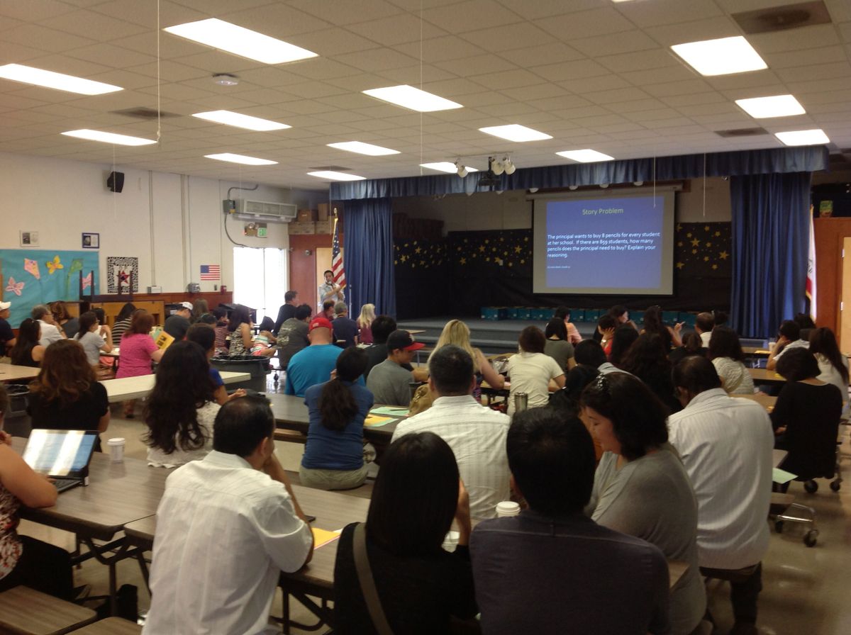 Photo | Parents at John Adams Elementary School | UCLA