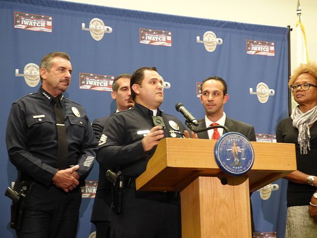 Photo | Los Angeles Police Department press conference | UCLA
