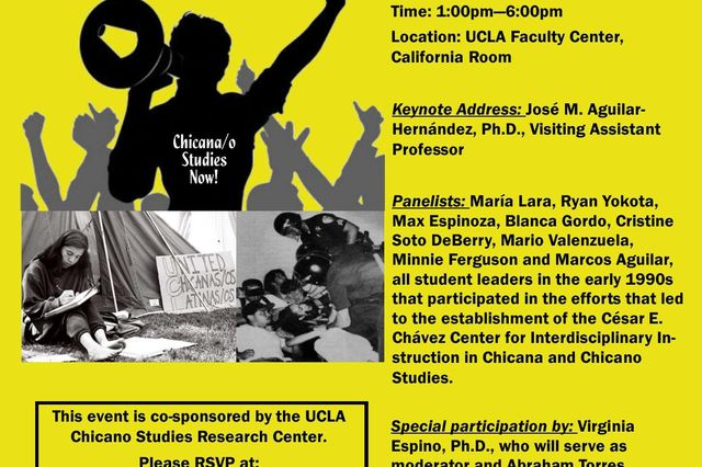May 25: 25th anniversary of student activism for Chicana and Chicano ...